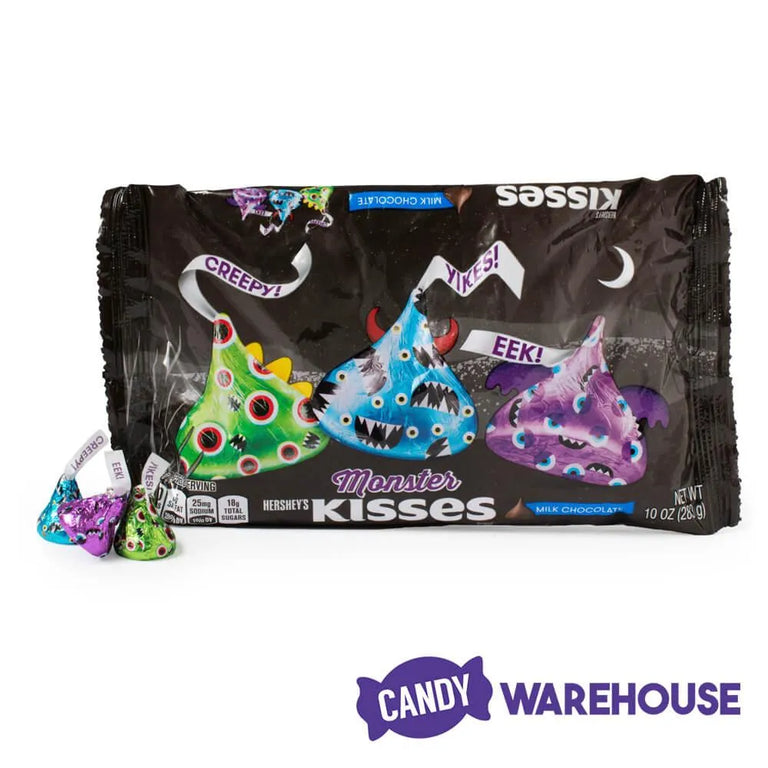 Hershey's Kisses Halloween Spooky Wrappers: 60-Piece Bag – Candy Warehouse