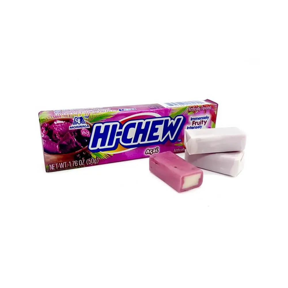 Hi-Chew Fruit Chews 10-Piece Candy Packs - Acai: 15-Piece Box – Candy ...