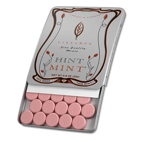 Hint Mint Tins - Cinnamon: 12-Piece Box | Candy Warehouse