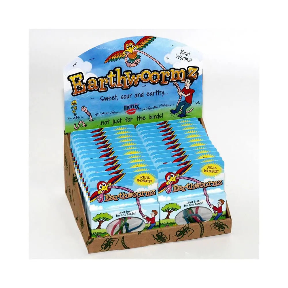 Hotlix Earthwoormz 24-Piece Box – Candy Warehouse