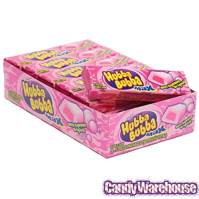 Hubba Bubba Max Bubble Gum Packs - Original: 18-Piece Box – Candy Warehouse