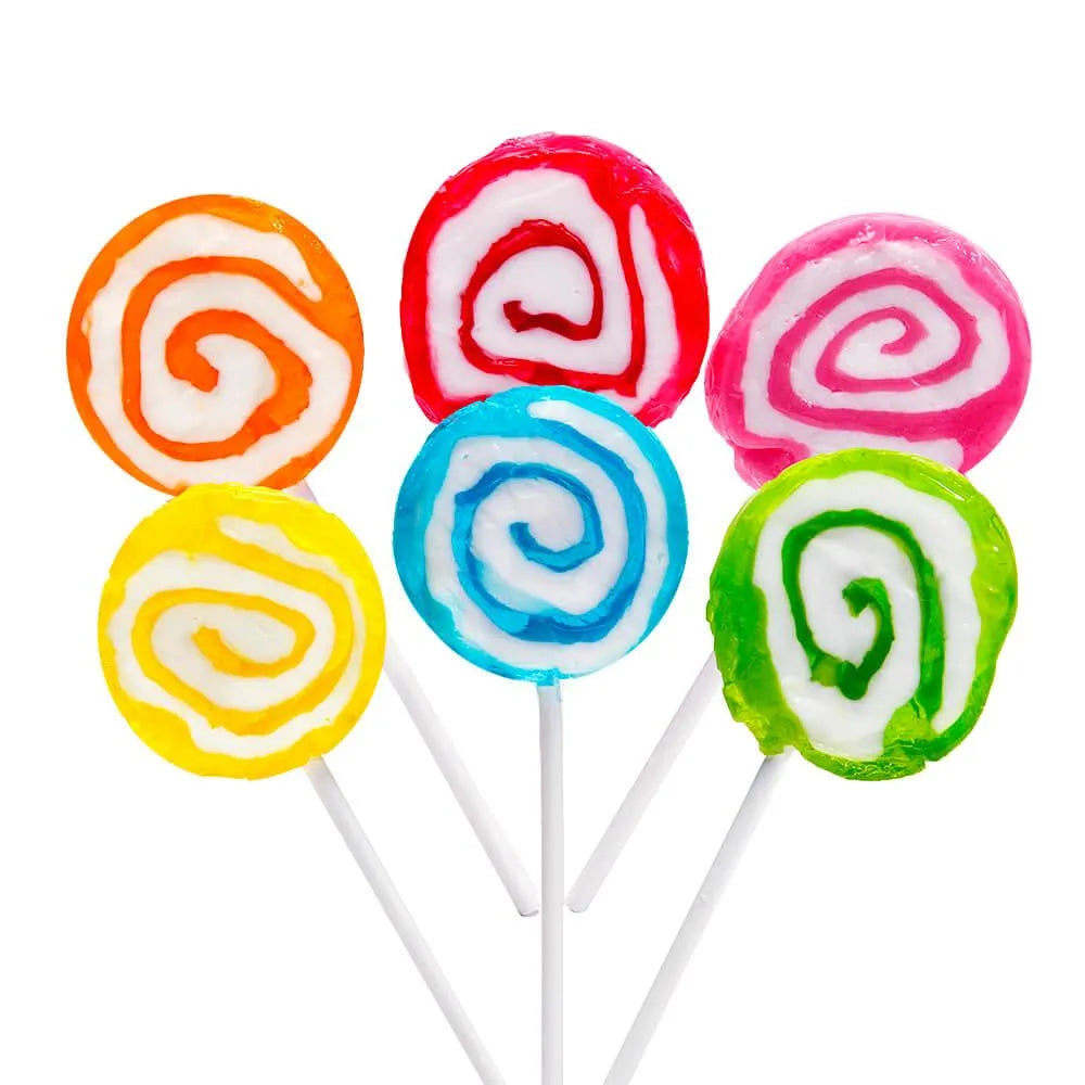 Hypno Pops Petite Swirled Lollipops - Assorted: 100-Piece Bag – Candy ...