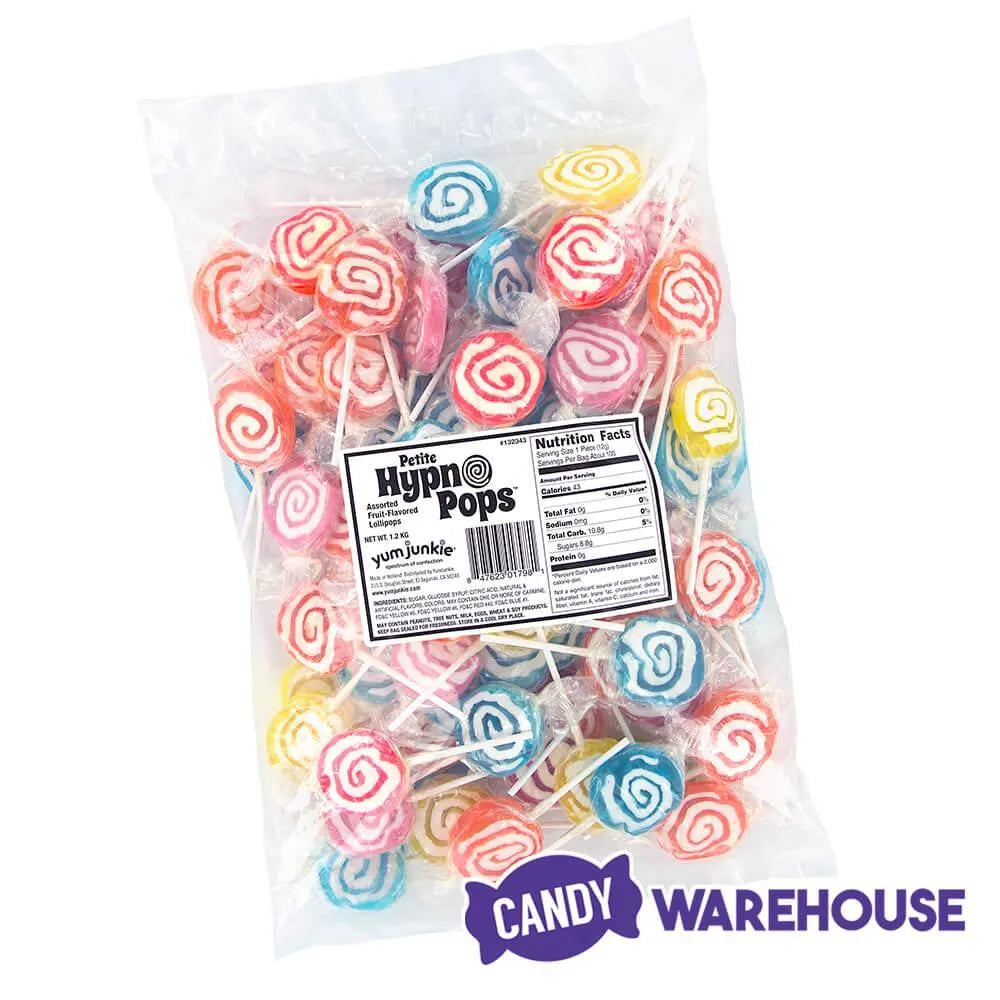 Hypno Pops Petite Swirled Lollipops - Assorted: 100-Piece Bag – Candy ...
