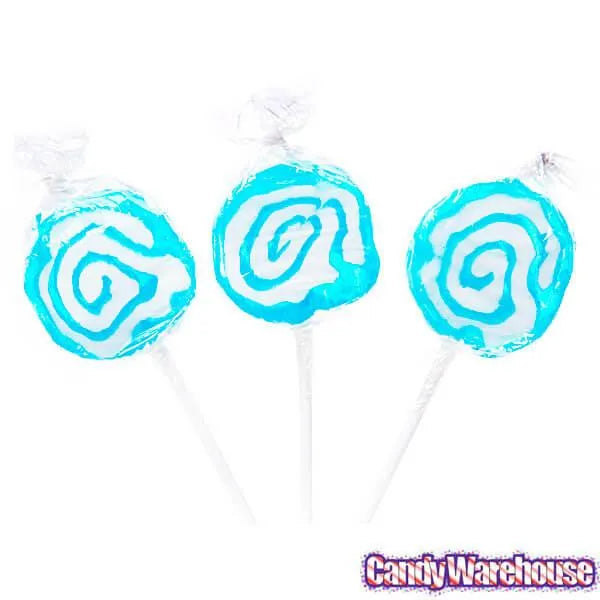 Hypno Pops Petite Swirled Lollipops - Blueberry: 100-Piece Bag | Candy ...
