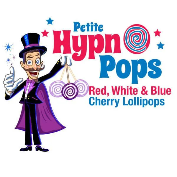 Hypno Pops Petite Swirled Lollipops - USA: 100-Piece Bag | Candy Warehouse