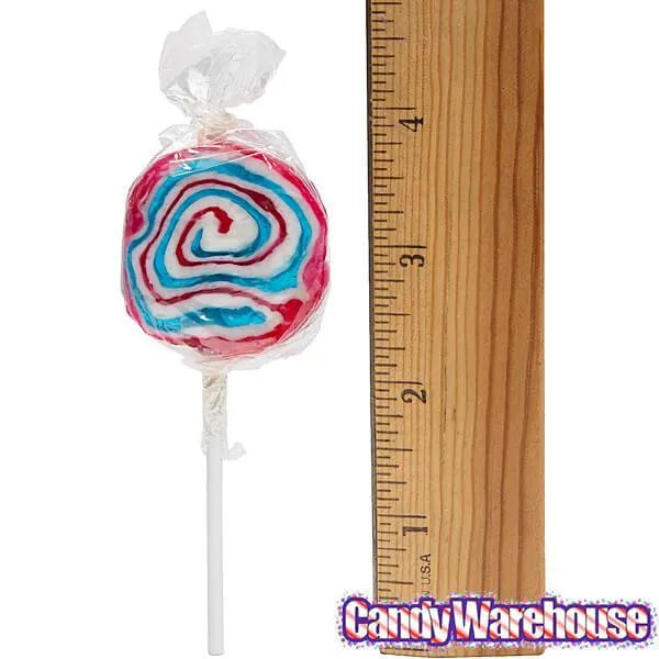 Hypno Pops Petite Swirled Lollipops - USA: 100-Piece Bag | Candy Warehouse