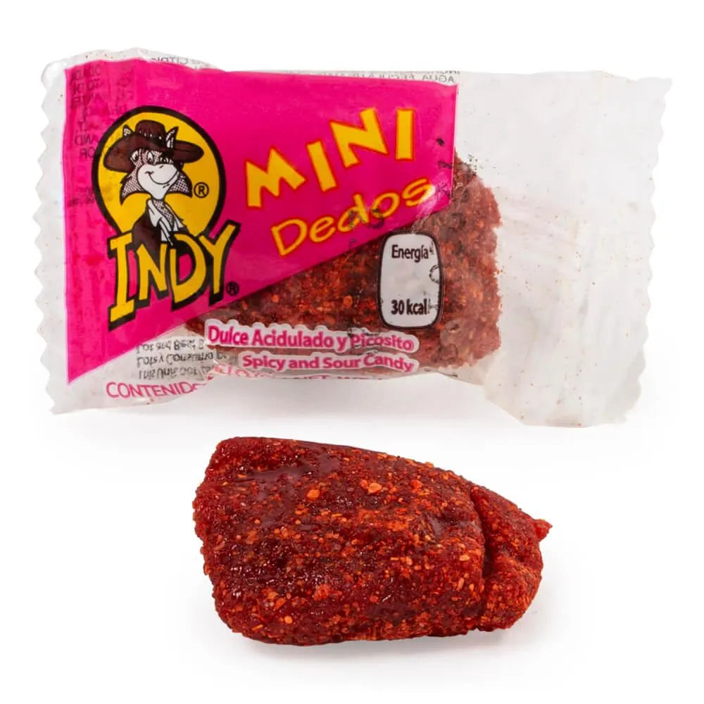 Indy Mini Dedos Spicy and Sour Candy: 50-Piece Bag – Candy Warehouse