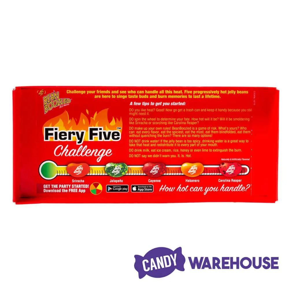 Jelly Belly Bean Boozled Fiery Five Spinner Gift Box | Candy Warehouse