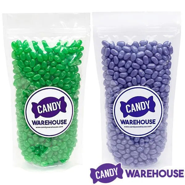 Jelly Belly Color Combo - Purple and Green Blend: 4LB Box | Candy Warehouse
