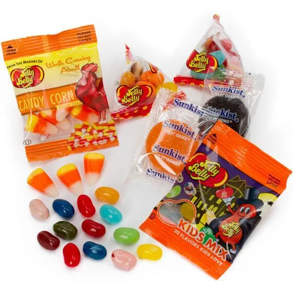 Jelly Belly Halloween Candy Fun Packs: 132-Piece Bag | Candy Warehouse