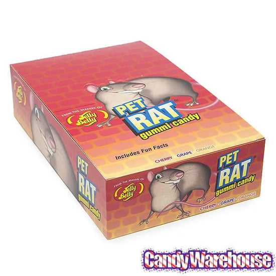 Jelly Belly Pet Rats Gummy Packs: 12-Piece Box | Candy Warehouse