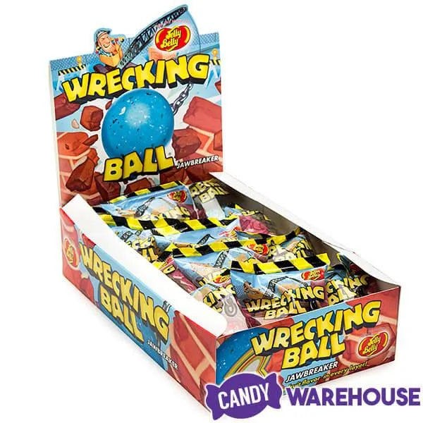 Jelly Belly Wrecking Balls Big Jawbreakers: 12-Piece Display | Candy ...