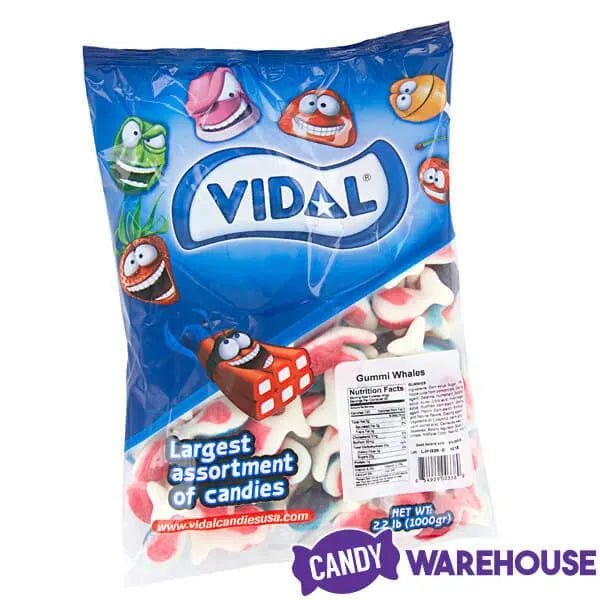 Jelly Filled Gummy Whales Candy: 1KG Bag – Candy Warehouse