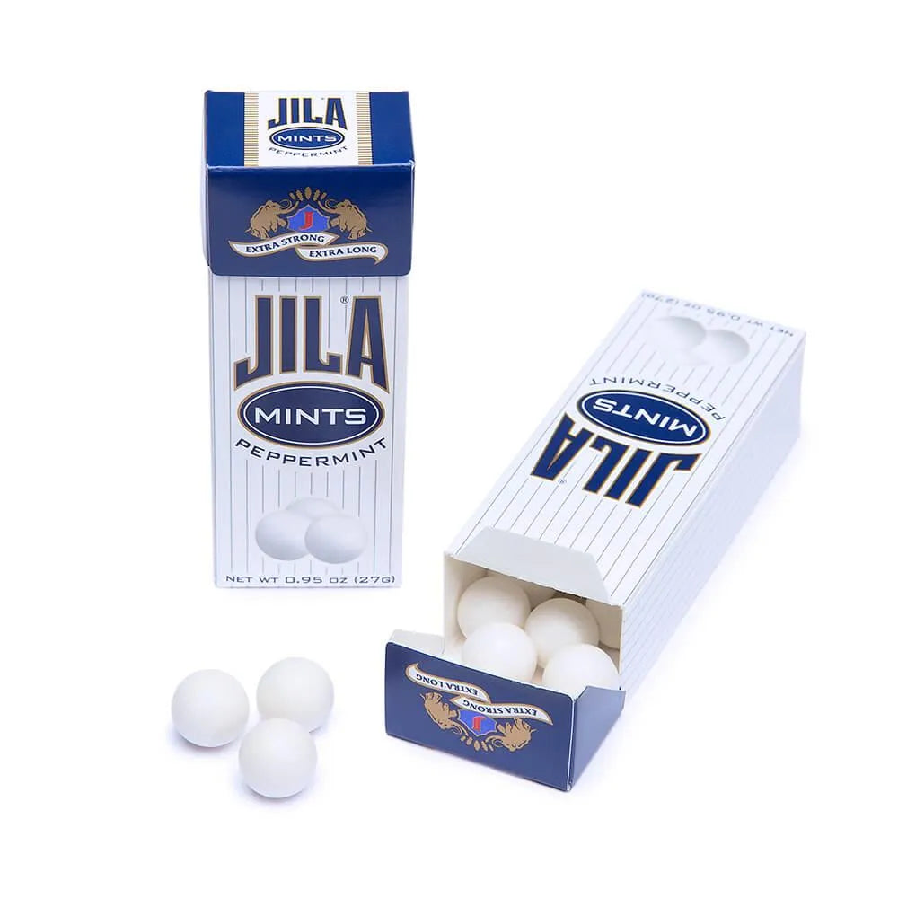 Jila Extra Strong Peppermints Packs: 12-Piece Box – Candy Warehouse