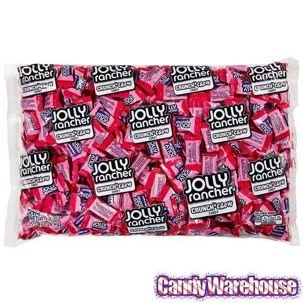 Jolly Rancher Crunch 'n Chew Candy - Watermelon: 5LB Bag – Candy Warehouse