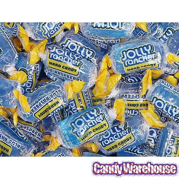 Jolly Rancher Hard Candy - Blue Raspberry: 55-Piece Bag | Candy Warehouse