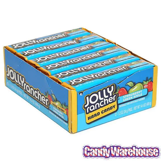 Jolly Rancher Hard Candy Squares Bars - Assorted Flavors: 12-Piece Box ...