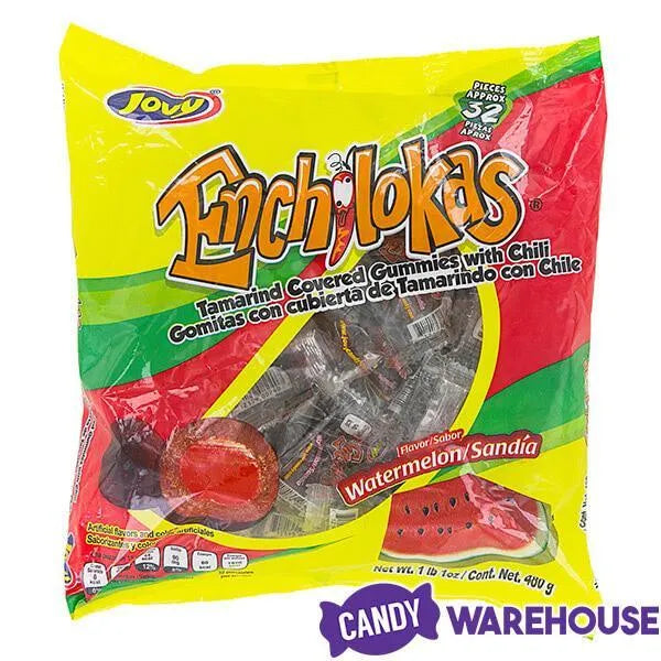 Jovy Enchilokas Watermelon Chili Gummy Candy: 32-Piece Bag – Candy ...