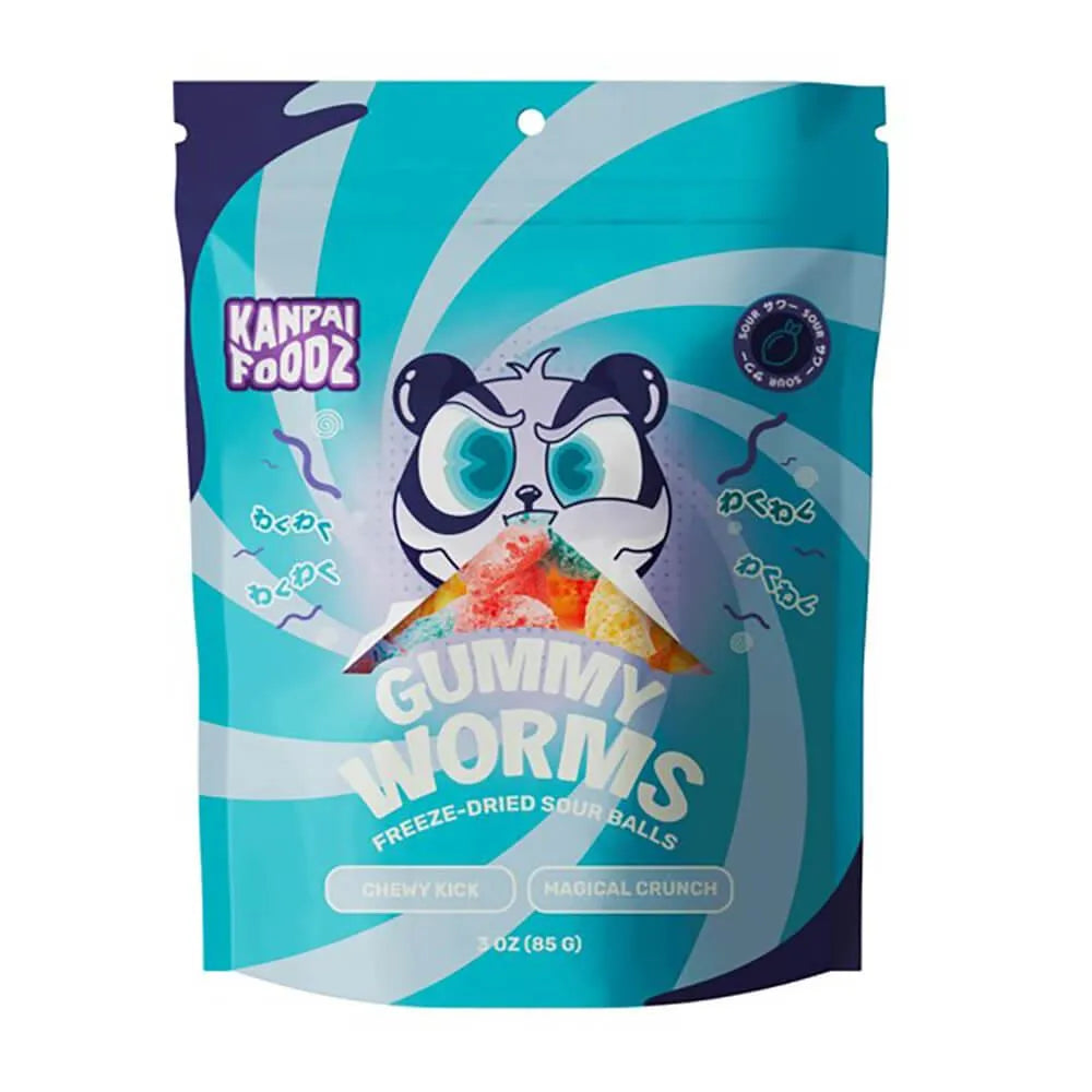 Kanpai Foodz Freeze Dried Gummy Worms: 3-Ounce Bag – Candy Warehouse