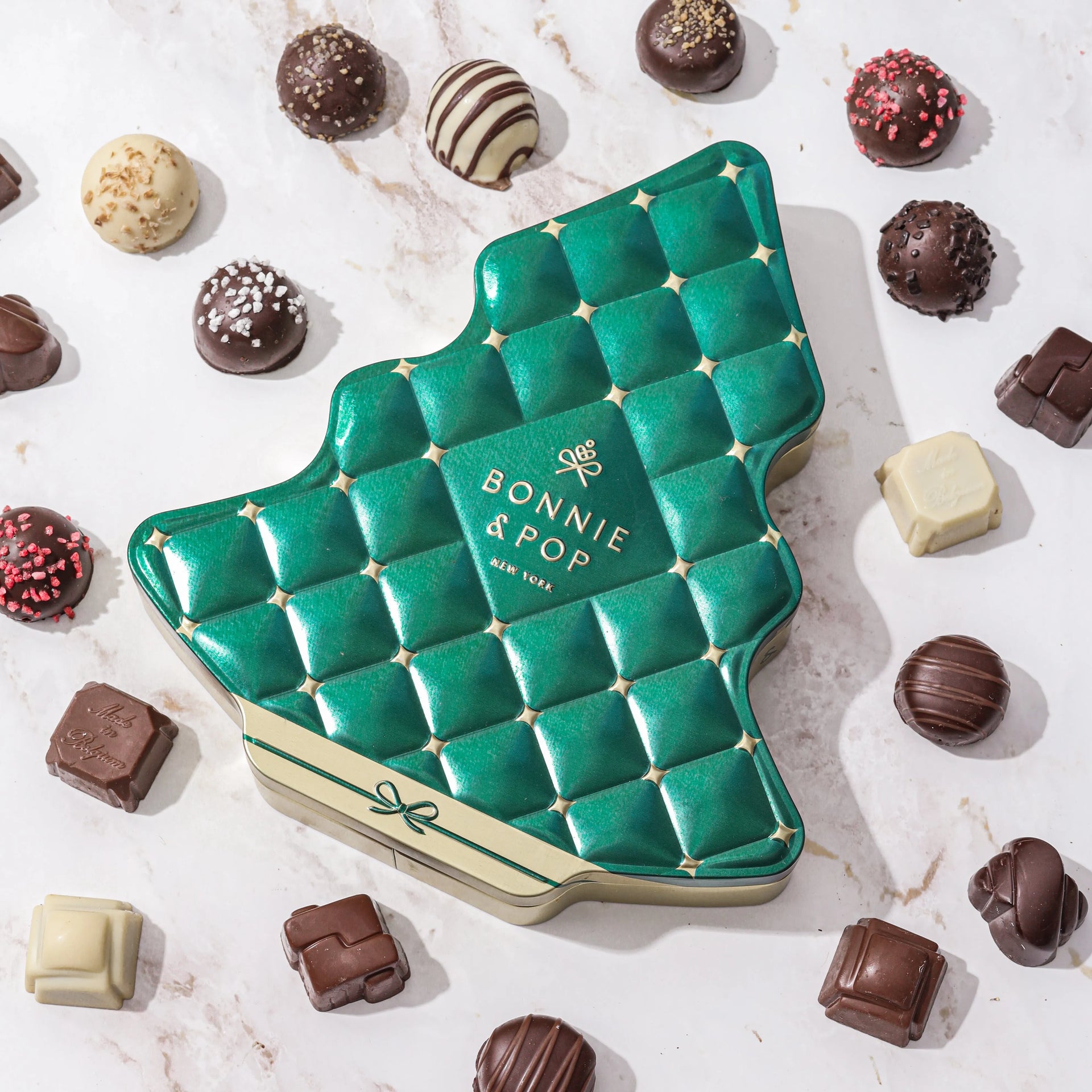 Bonnie and Pop Festive Forest Belgian Truffle Tree – Candy Warehouse