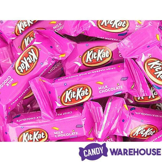 Kit Kat Miniatures Candy - Pink: 55-Piece Bag | Candy Warehouse