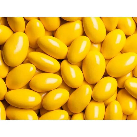 Koppers Chocolate Jordan Almonds - Yellow: 5LB Bag | Candy Warehouse
