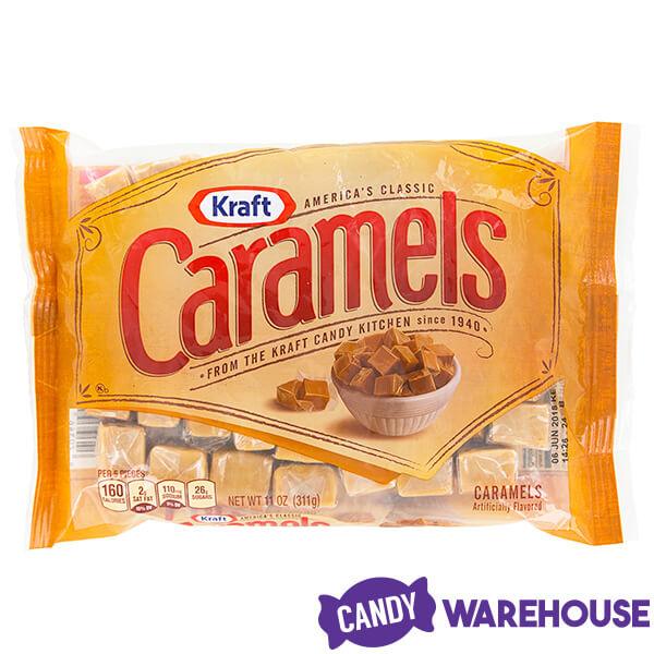Kraft Caramel Squares Candy: 11-Ounce Bag | Candy Warehouse