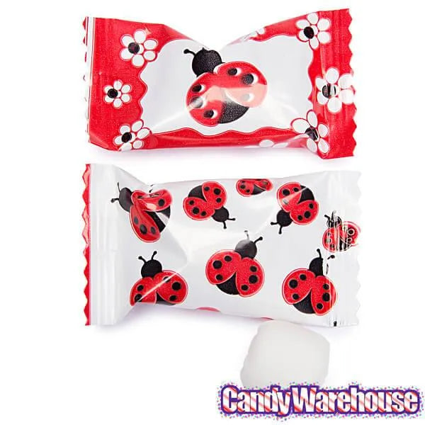 Lady Bug Wrapped Butter Mint Creams: 300-Piece Case | Candy Warehouse