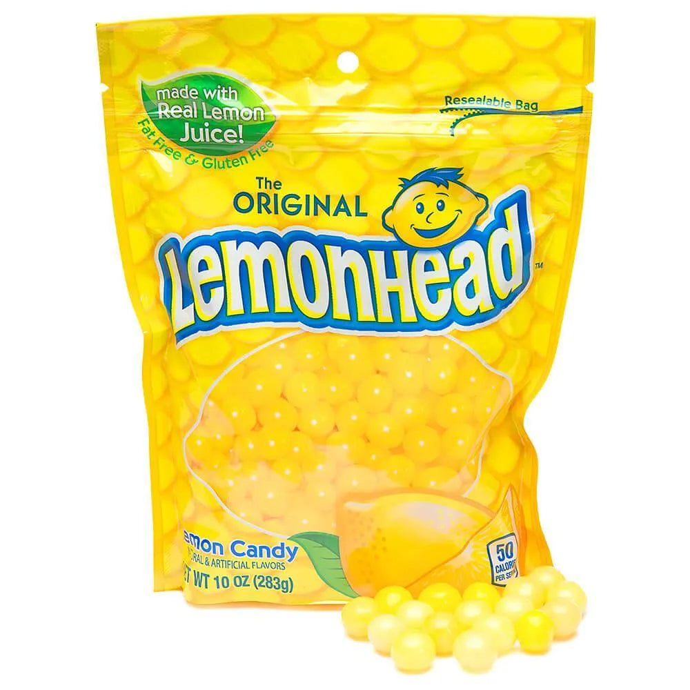 Lemonhead Candy: 10-Ounce Bag – Candy Warehouse