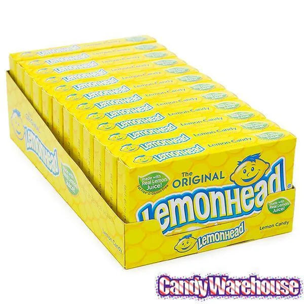 Lemonhead Candy 5-Ounce Packs: 12-Piece Box | Candy Warehouse