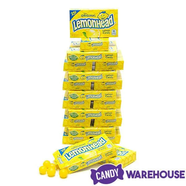 Lemonhead Candy Mini Packs: 24-Piece Box – Candy Warehouse