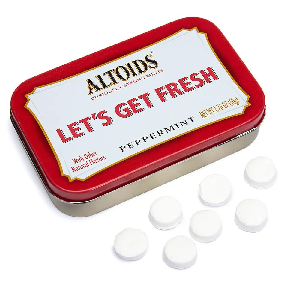 Let's Get Fresh Peppermint Altoids Mint Tins: 6-Piece Box – Candy Warehouse