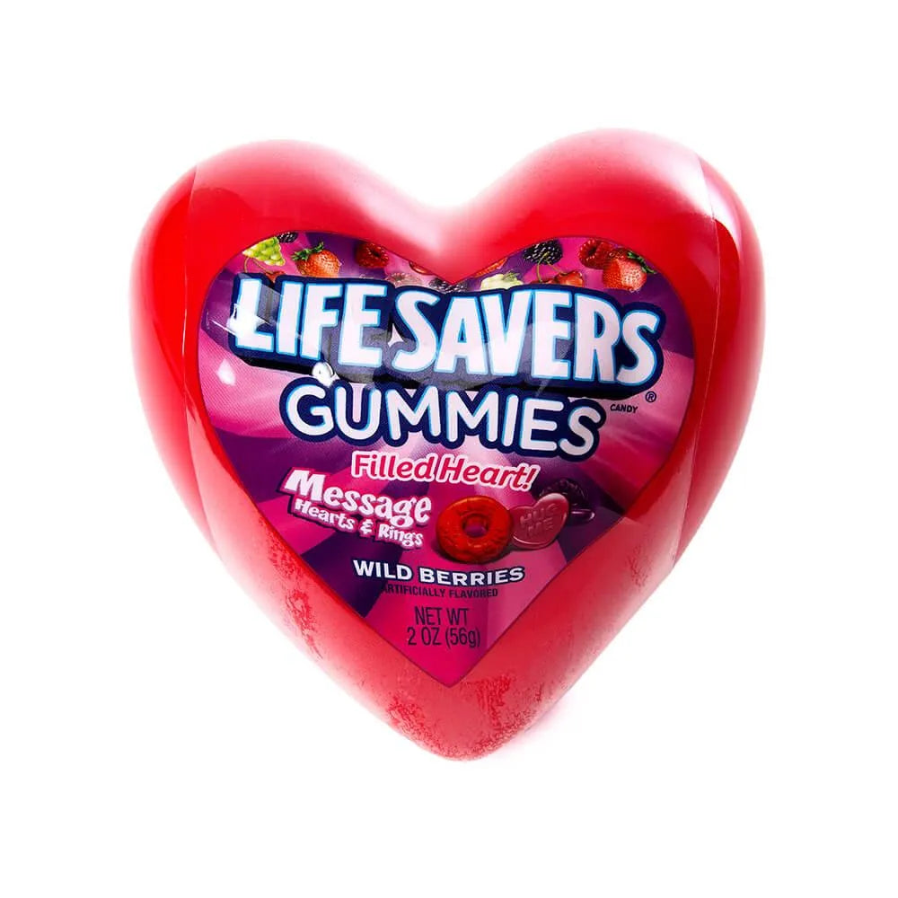 LifeSavers Gummies Candy Filled Plastic Hearts: 12-Piece Display ...