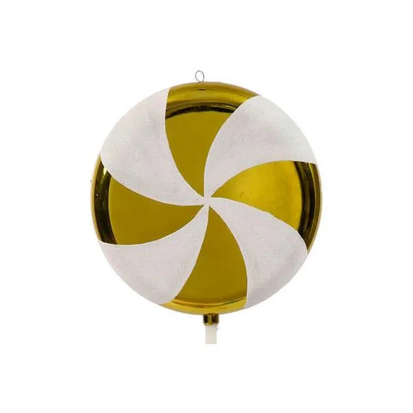 Lime Green Swirl Plastic Candy Lollipop - 24 Inch | Candy Warehouse
