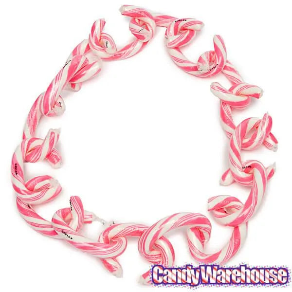 Linky Doodles Candy Chains - Pink: 28-Piece Box | Candy Warehouse