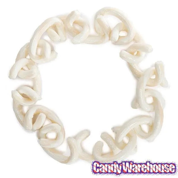 Linky Doodles Candy Chains - White: 28-Piece Box | Candy Warehouse