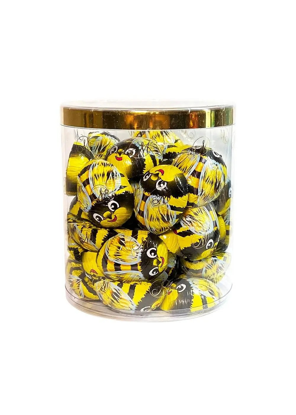 Madelaine Foiled Milk Chocolate Bumble Bees: 40-Piece Tub – Candy Warehouse