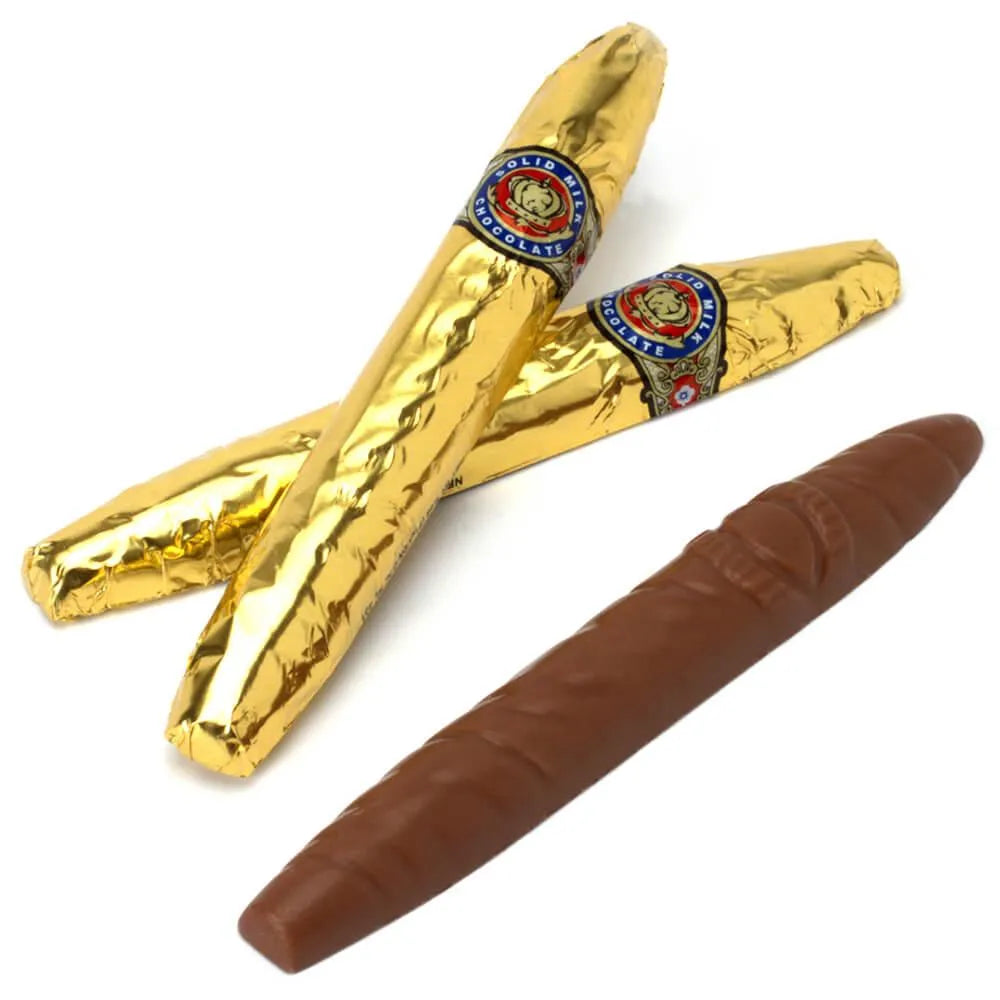 Madelaine Foiled Milk Chocolate Cigars - Gold: 24-Piece Box – Candy ...