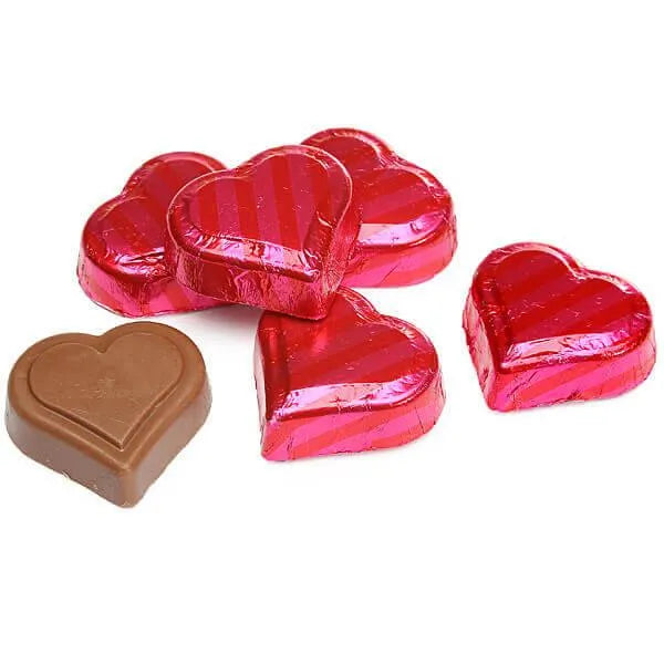 Madelaine Pink and Red Foiled Caramel Filled Chocolate Hearts: 40-Piec ...