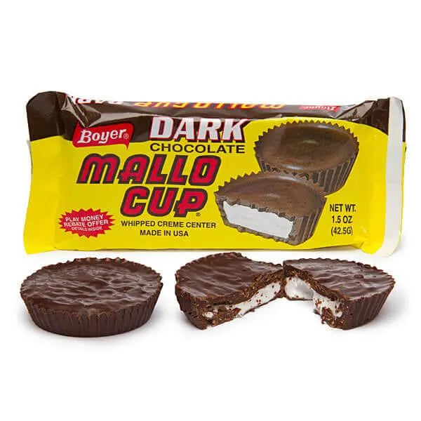 Mallo Cups - Dark Chocolate: 24-Piece Box – Candy Warehouse