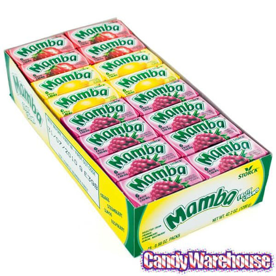 Mamba Fruit Chews Candy 6-Packs - Original: 48-Piece Box | Candy Warehouse