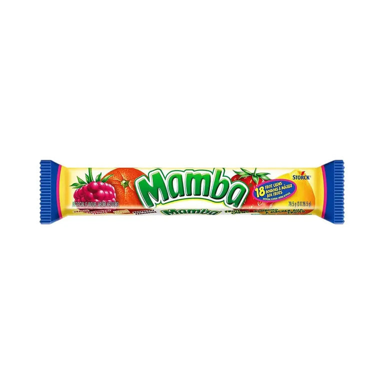 Mamba Fruit Chews Candy Bars - Original: 24-Piece Box – Candy Warehouse