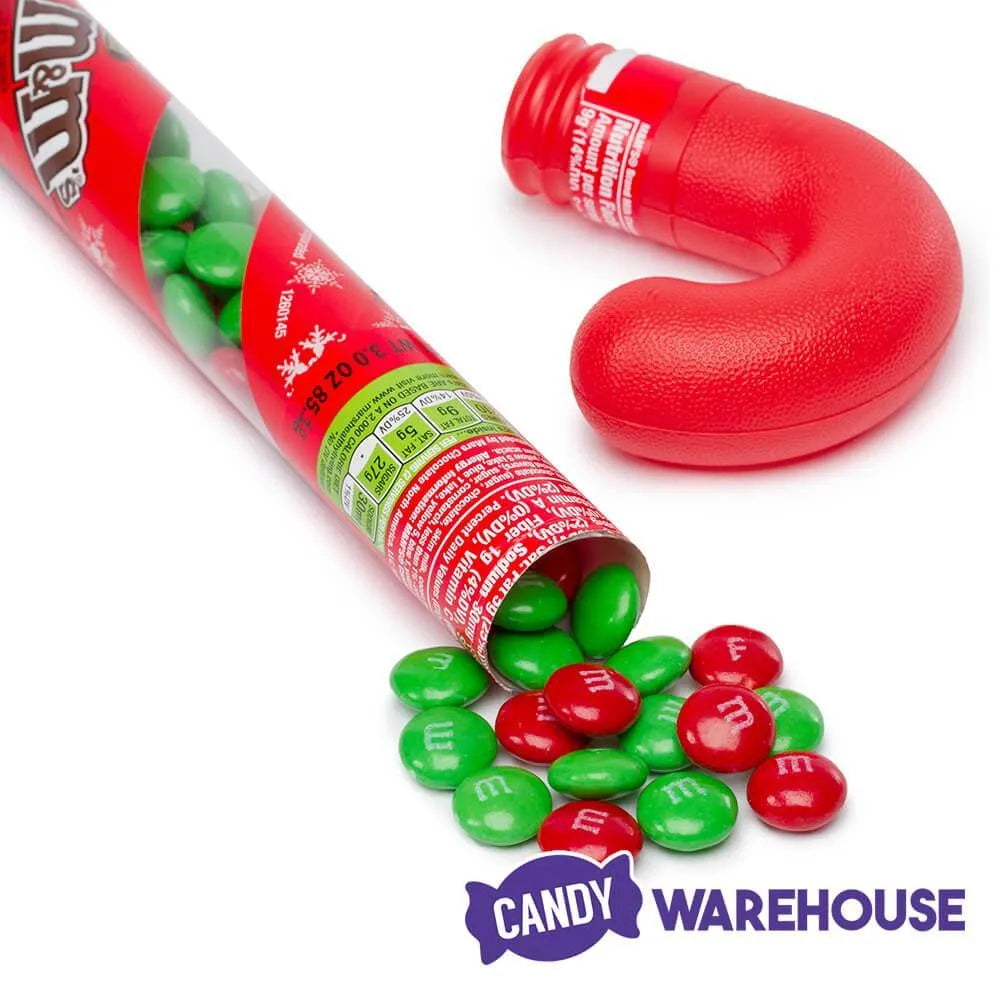M&M's Filled Holiday Candy Cane – Candy Warehouse