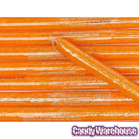 Mango Hard Candy Sticks: 100-Piece Box | Candy Warehouse