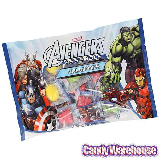 Marvel Avengers Lollipops: 25-Piece Bag | Candy Warehouse