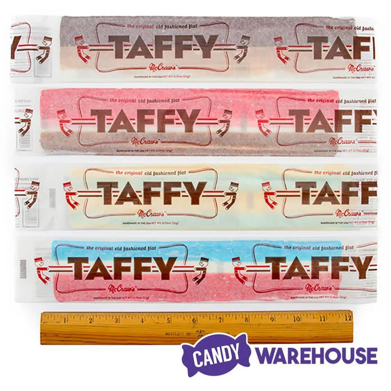 McCraw's Giant Taffy Candy Slabs: 24-Piece Box – Candy Warehouse