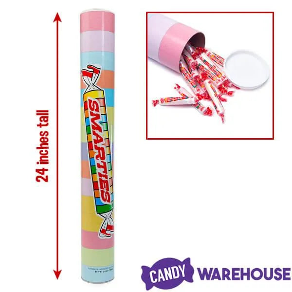 Mega Candy Super Tube Bank - Smarties: 6-Piece Case – Candy Warehouse