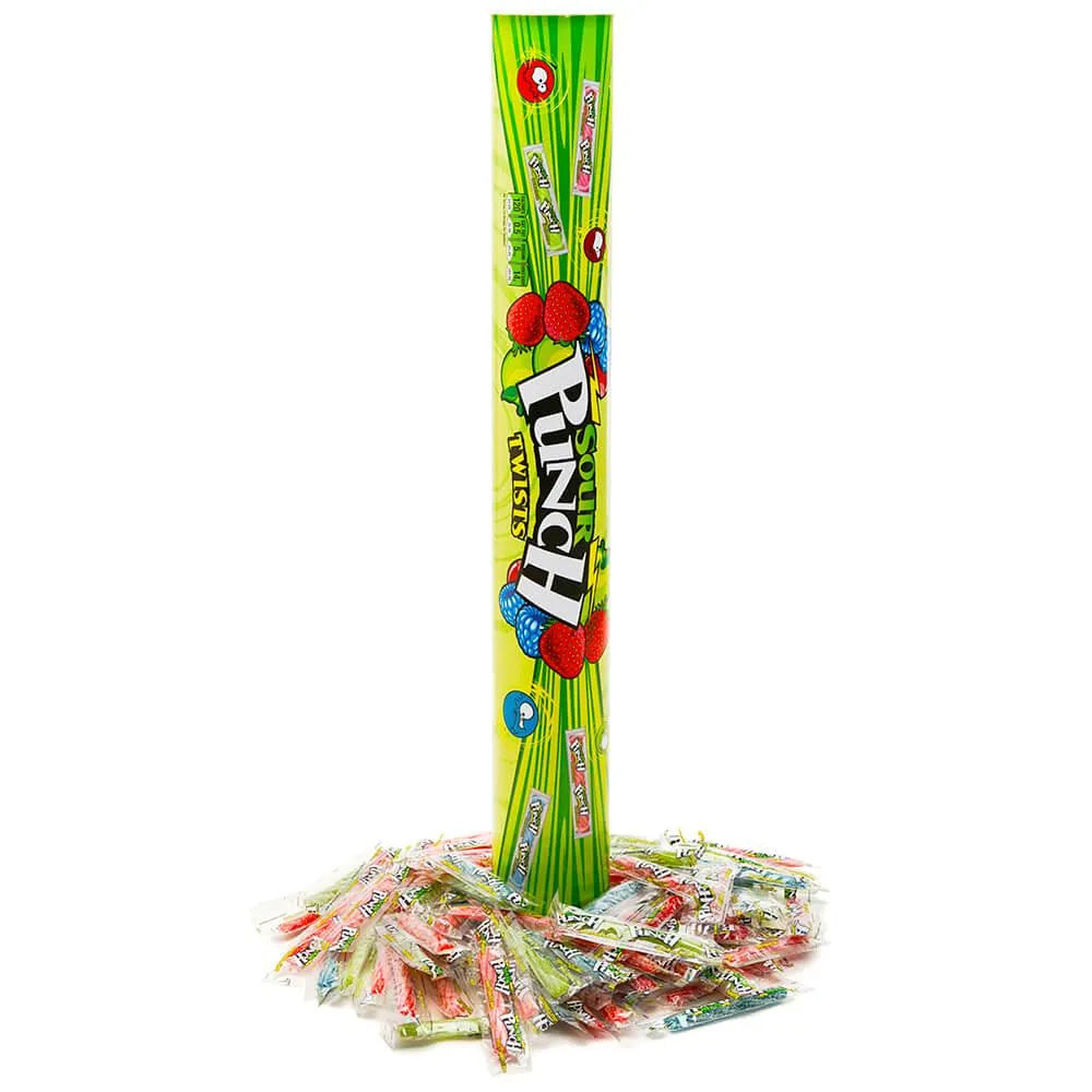 Mega Candy Super Tube Bank - Sour Punch: 6-Piece Case – Candy Warehouse