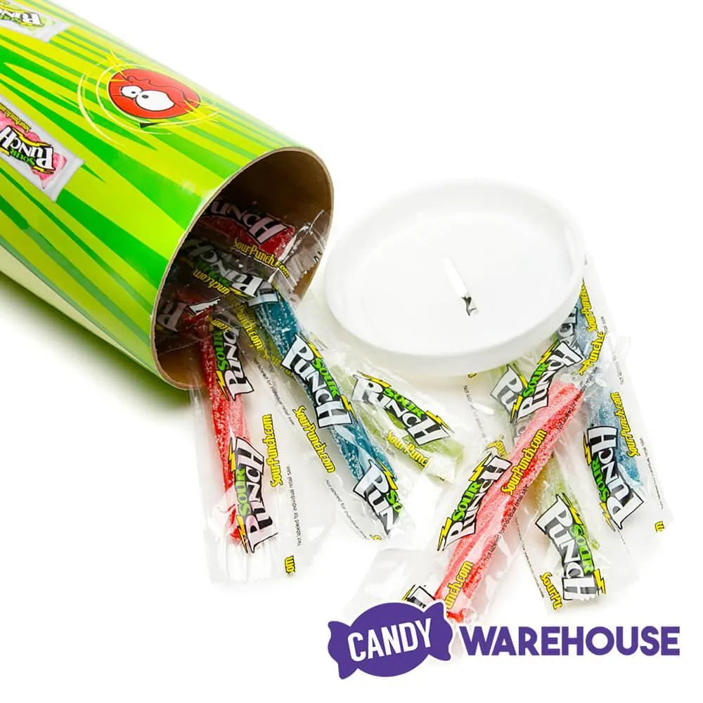 Mega Candy Super Tube Bank - Sour Punch: 6-Piece Case – Candy Warehouse
