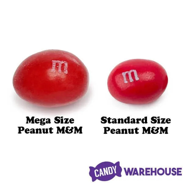 Mega M&M's Candy - Peanut: 9.6-Ounce Bag | Candy Warehouse
